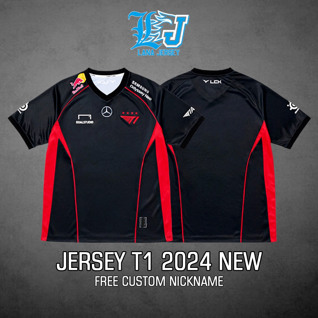 เสื้อกีฬาแขนสั้น ลายทีมชาติฟุตบอล Jersey T1 2024 (ฟรีชื่อเล่นที่กําหนด ...