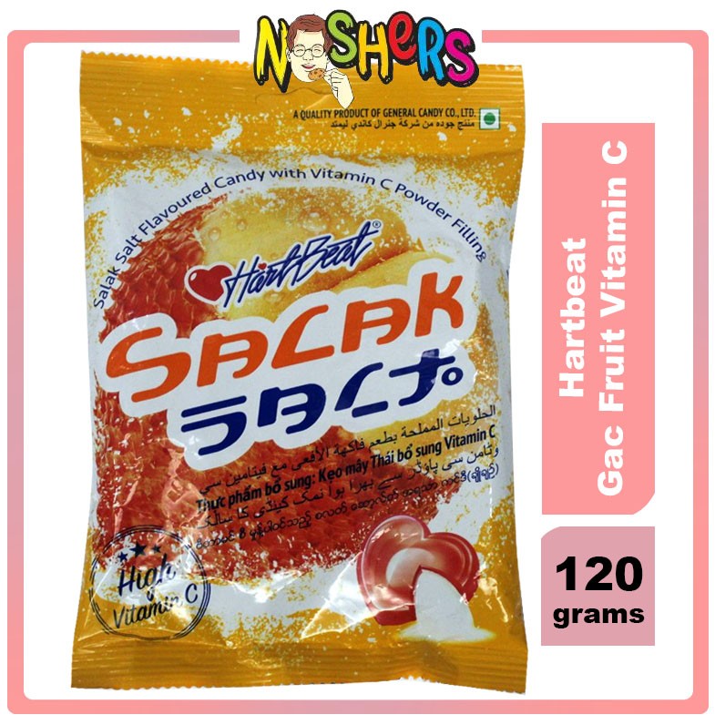 Noshers Hartbeat Mango Salt Chili Candy with Vitamin C 120grams (Pouch ...