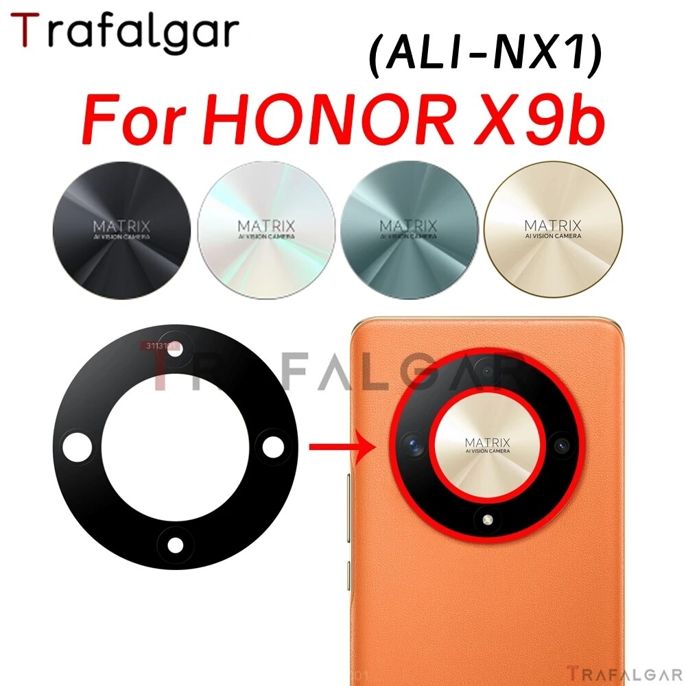 Rear Back Camera Glass Lens For Honor X9b 5G ALI-NX1 Camera Ring Cover ...