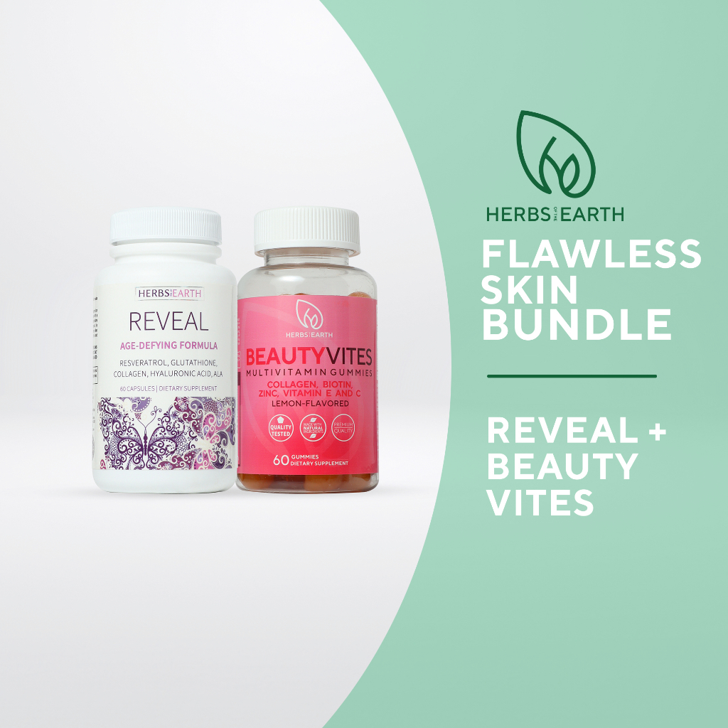 REVEAL Glutathione, Collagen, Resveratrol, ALA, Vit C 16 Ingredients ...