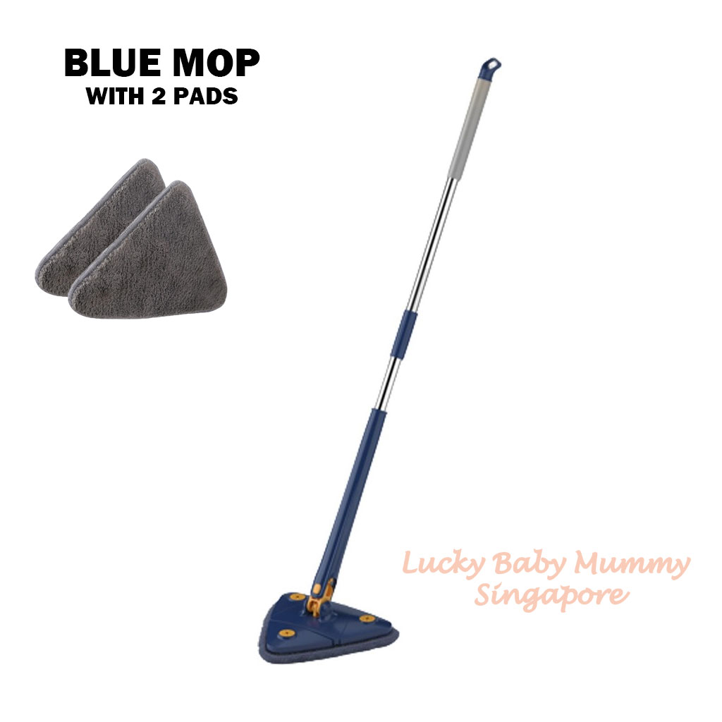 Auto Water Squeezing Triangular Mop/ 360° Spinning Lazy Mop/ Rotatable ...