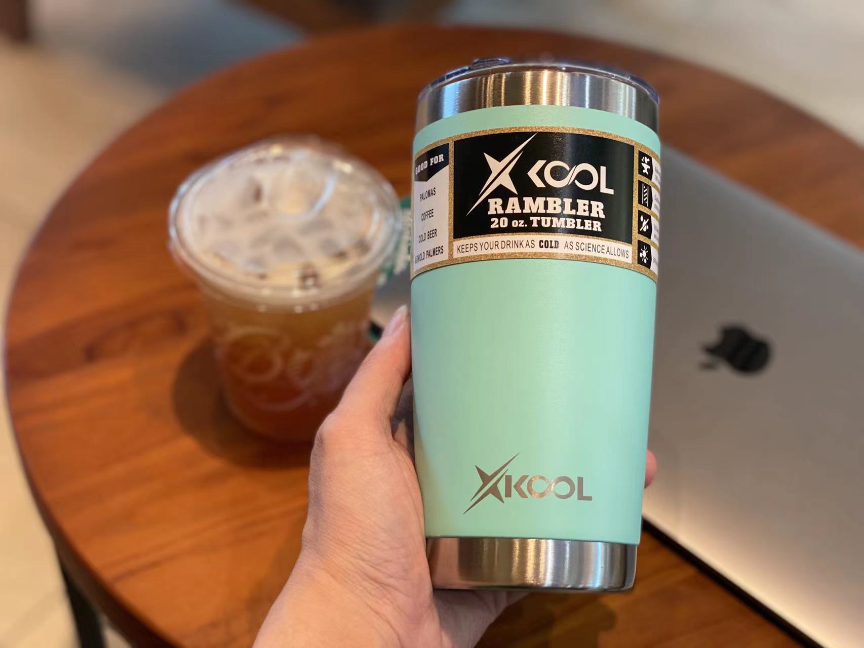 [ด่วน พร้อมส่ง!] Xkool แก้วขนาด 20Oz เก็บอุณหภูมิความเย็น,ร้อน เนื้อแก้วเป็นสแตนเลส 304 Free ...