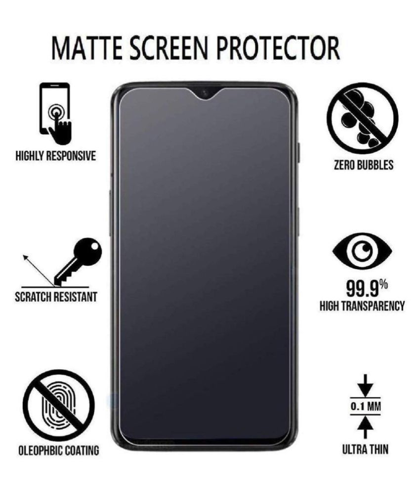 Xiaomi Redmi 9 Prime Stylish Full Cover Matte Texture Tempered Glass ...