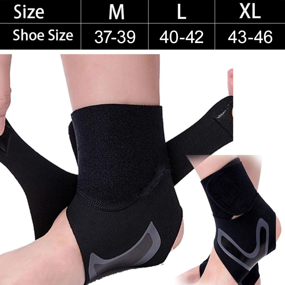 【SmartHorizon】Adjustable Compression Ankle Sleeve Elastic Ankle Brace ...