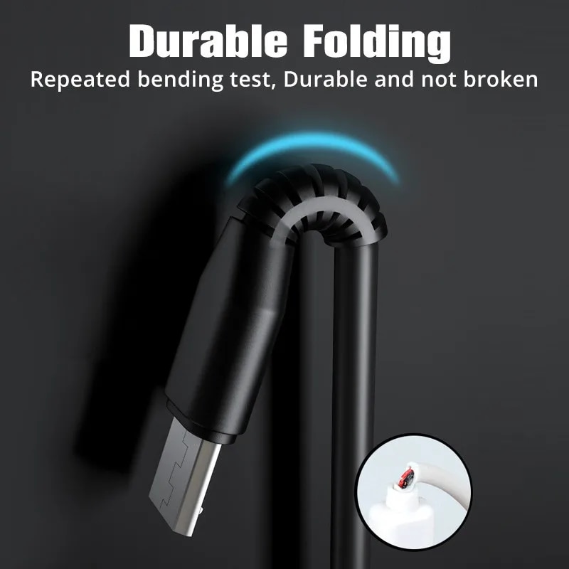 Aweisuan High Quality Tkey 2 In 1 Micro USB C Cable Mobile Phone ...