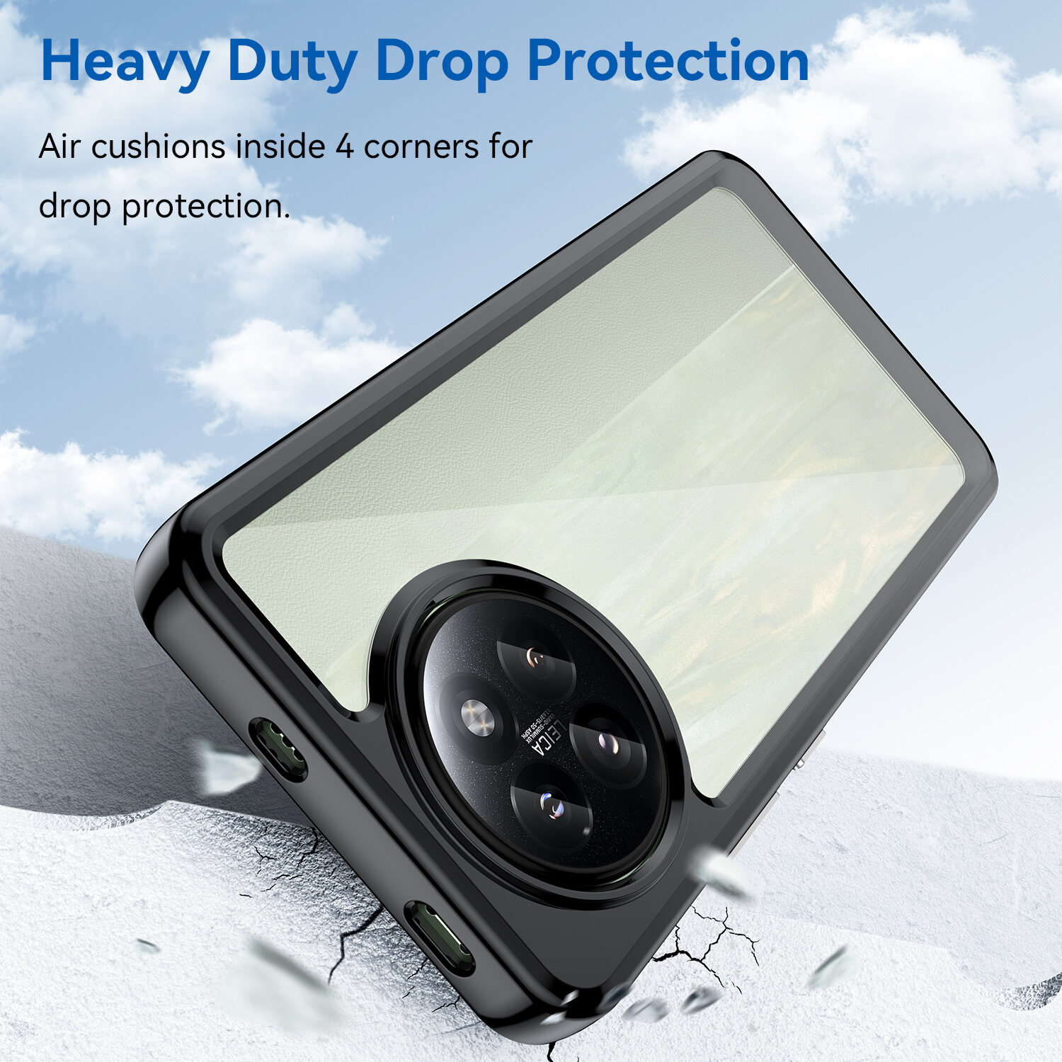 lthmy for Xiaomi Redmi Turbo 3 Poco F6 case Transparent Hard Back with ...