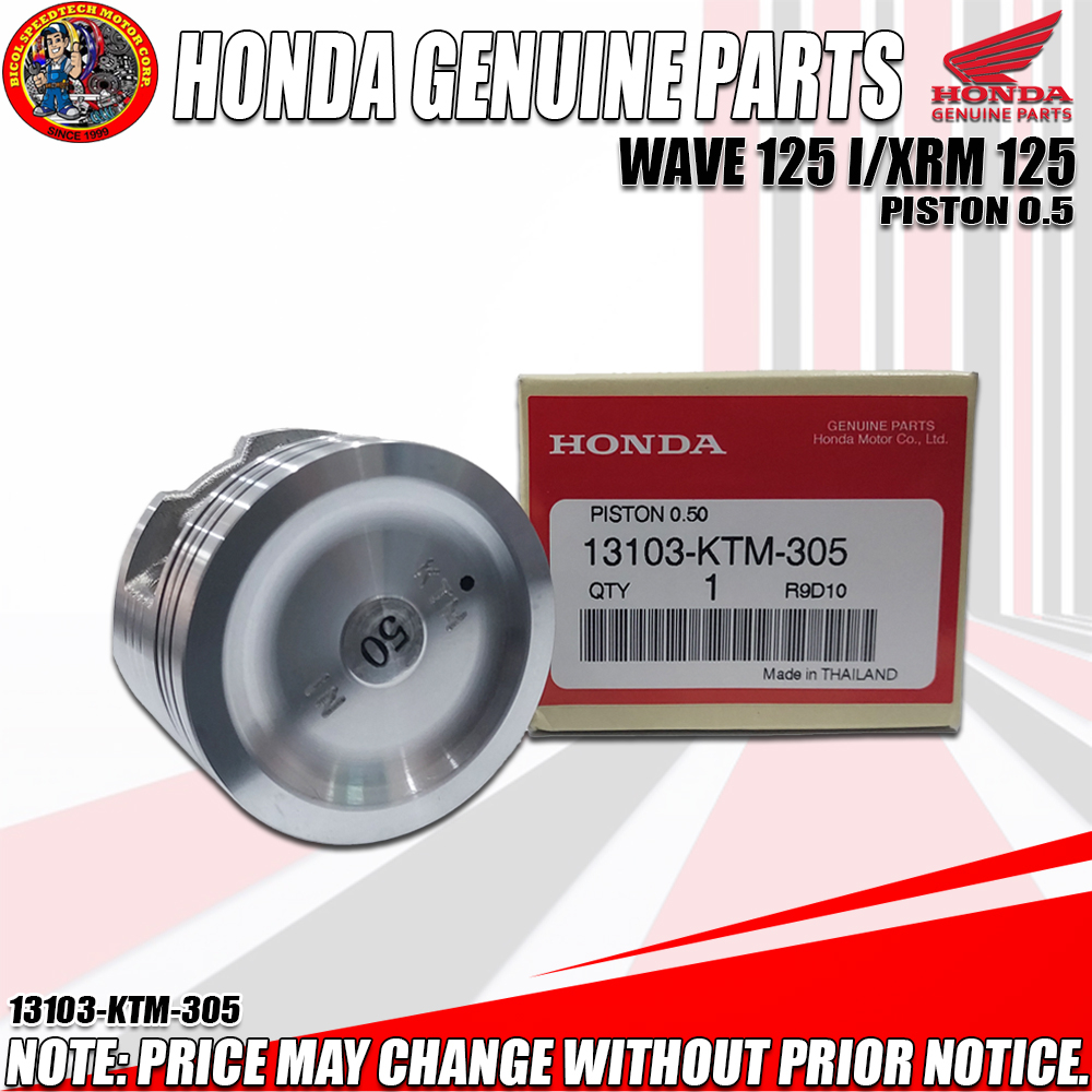 WAVE 125 I/XRM 125 PISTON 0.5 (HPI) (GENUINE:13103-KTM-305) | Lazada PH