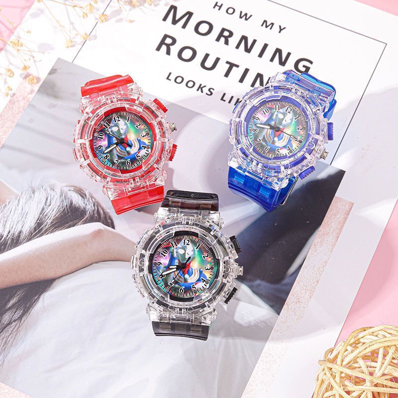 【New arrival】LED Illuminated Ultraman Watch for Children - Cartoon ...