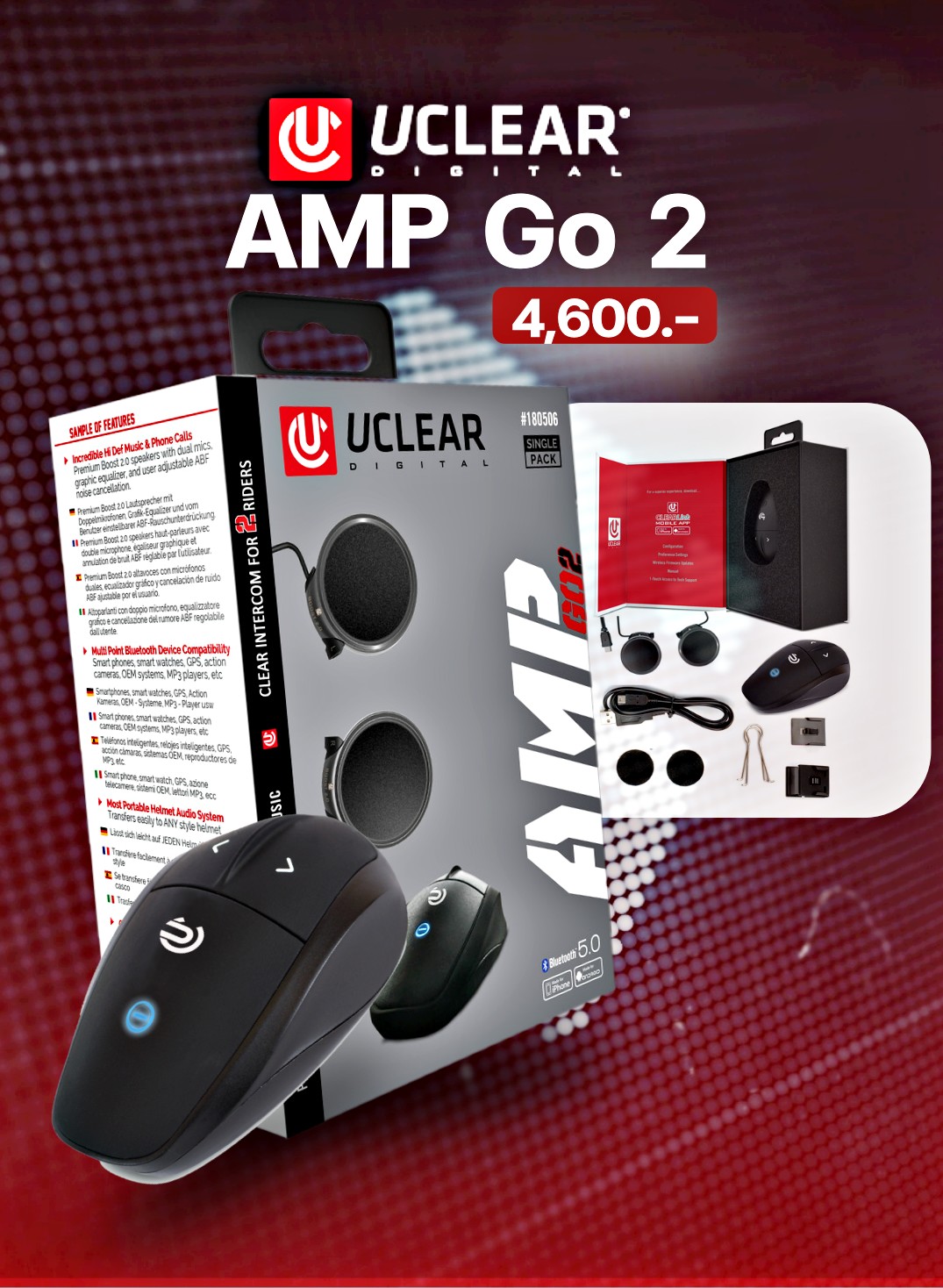 บลูทูธ UCLEAR AMP Go2 ของแท้ ส่งไว!! | Lazada.co.th