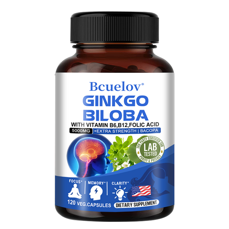 Brain health supplement-contains Ginkgo biloba extract to improve ...
