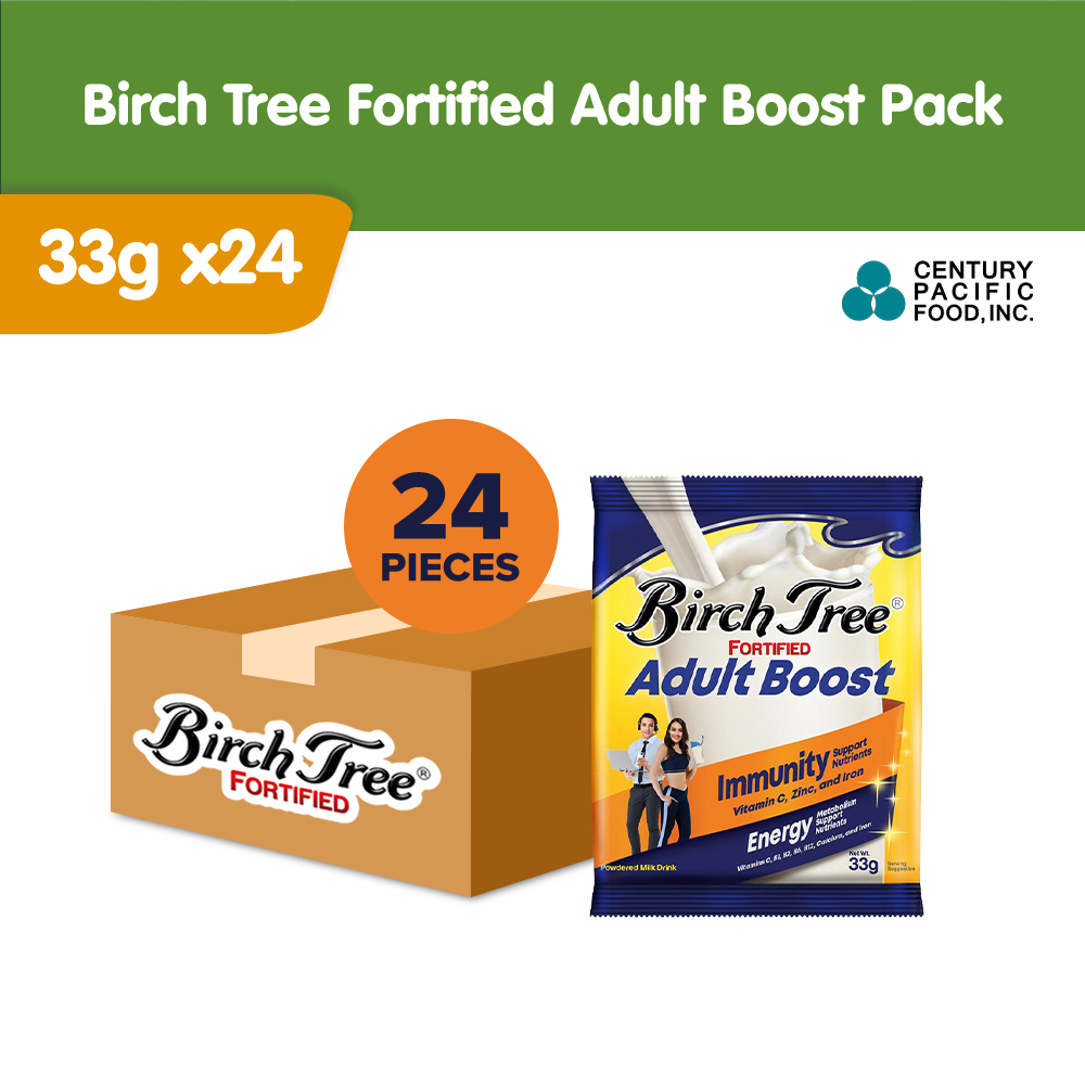 Birch Tree Fortified Adult Boost 33g Pack of 24 | Lazada PH
