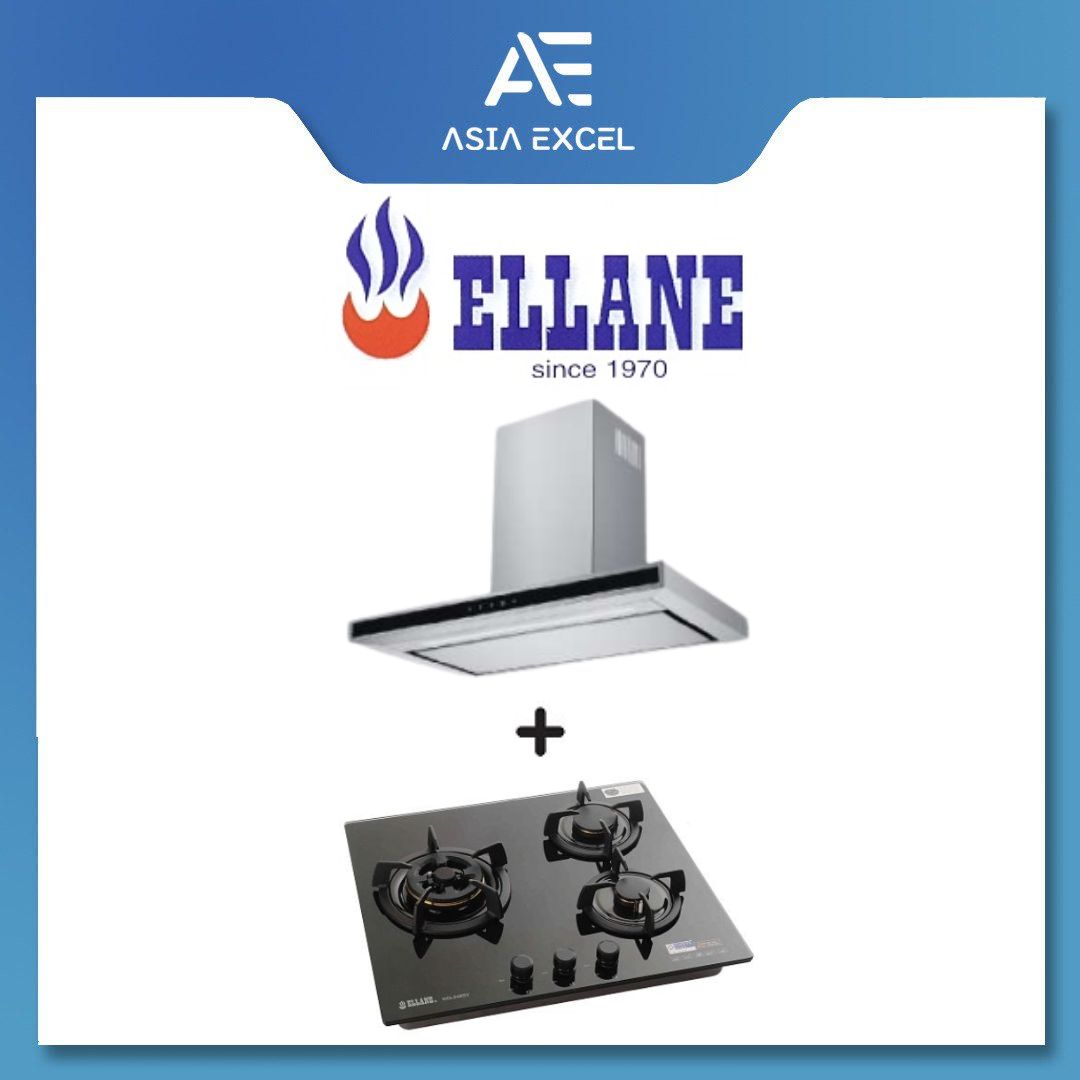 ELLANE EH-2880 90CM TOUCH CONTROL STAINLESS STEEL CHIMNEY HOOD + ELLANE ...