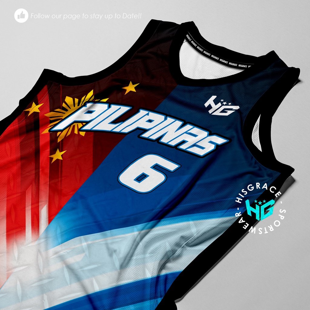 90 HG PILIPINAS CONCEPT JERSEY FULL SUBLIMATION JERSEY BASKETBALL ...