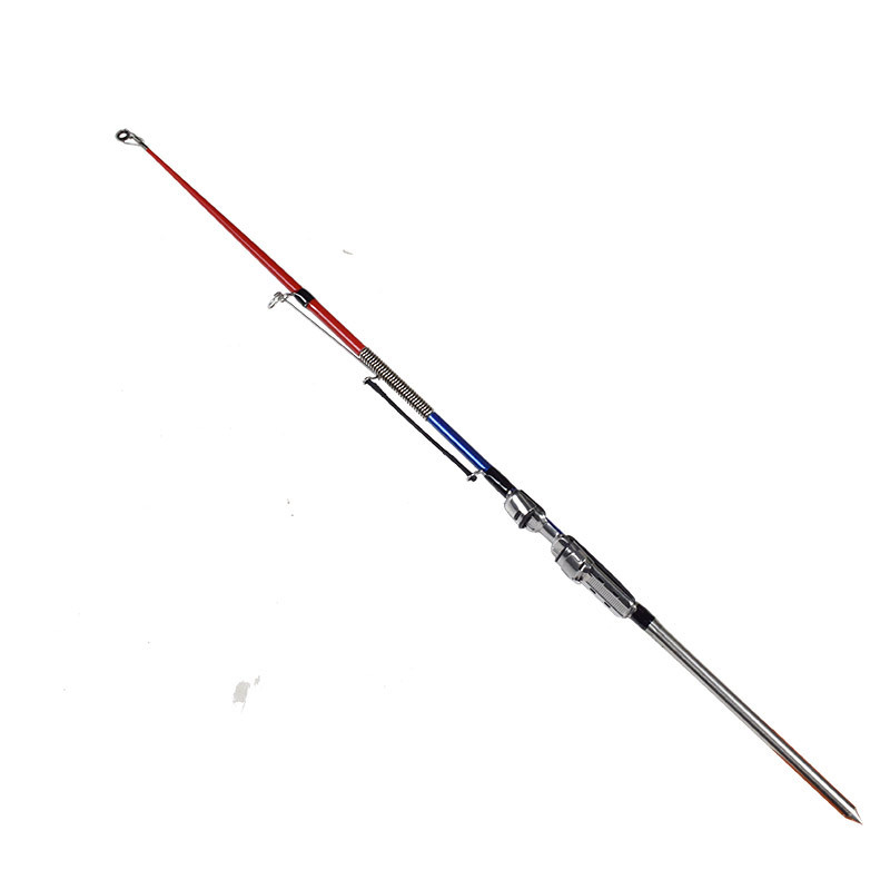 Automatic spring small sea rod FRP solid casting rod inserted super ...