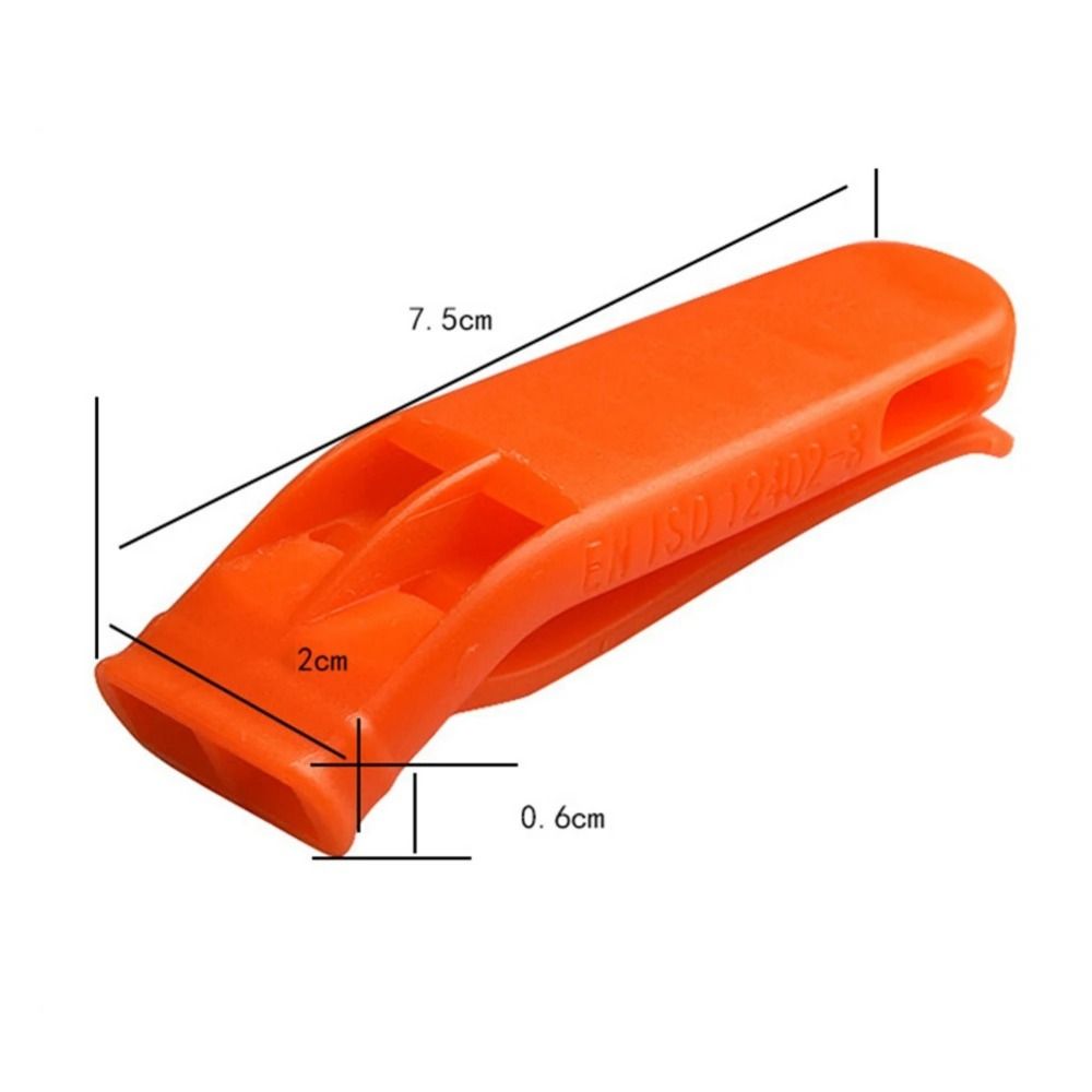 Emergency Whistle PP Plastic Outdoor Survival Whistle Double Pipe Dual ...