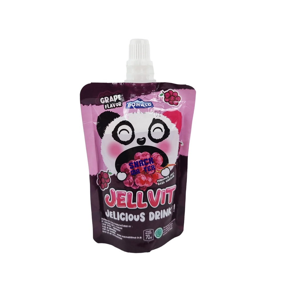 Donald Jellvit MINI Jelly Drink Minuman Jeli Aneka Rasa Buah - Netto 70 mL | Lazada Indonesia