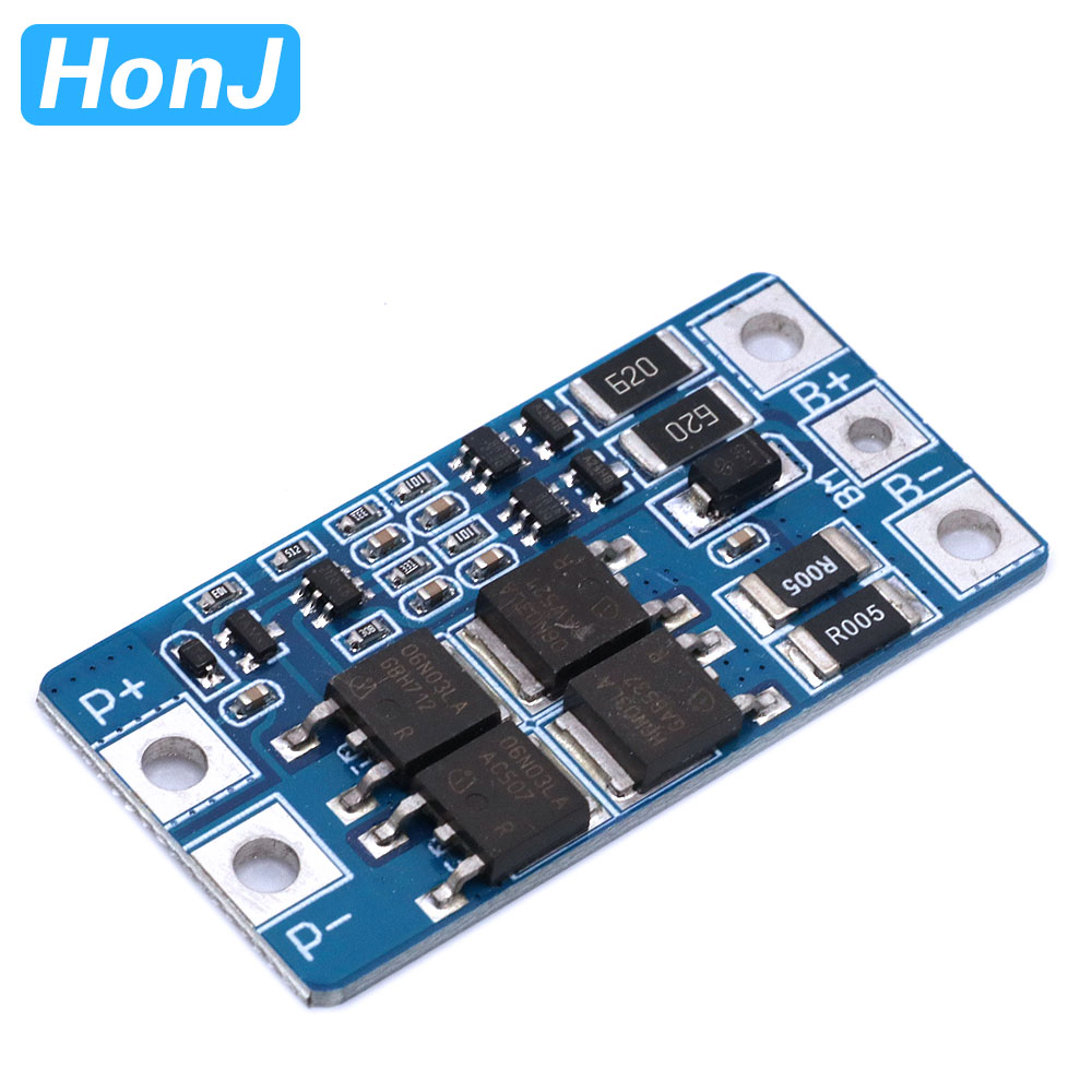 2s 10a Balance Function 7.4v 8.4v Li-Ion 18650 Protection Board Diy Bms Pcm Lipo Lithium Cell ...