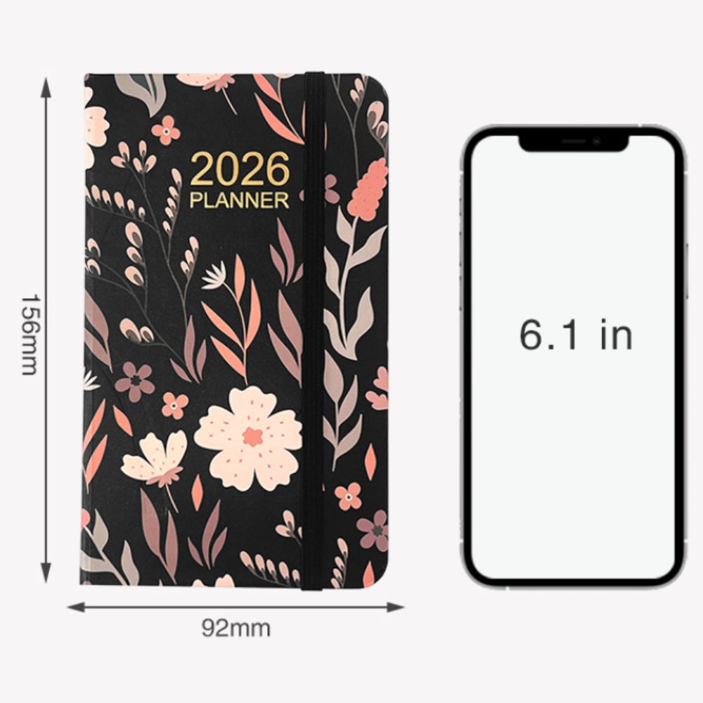 High Quality A6 2026 Pocket Planner Jan.2026 - Dec.2026 Weekly and ...