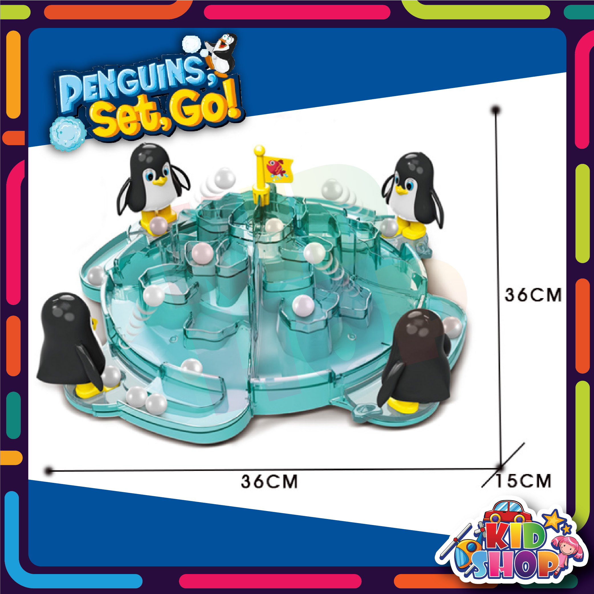 เกมเตะบอลหิมะ เพนกวิน PENGUINS SET GO ของเล่นเสริมพัฒนาการ ของเล่น ...