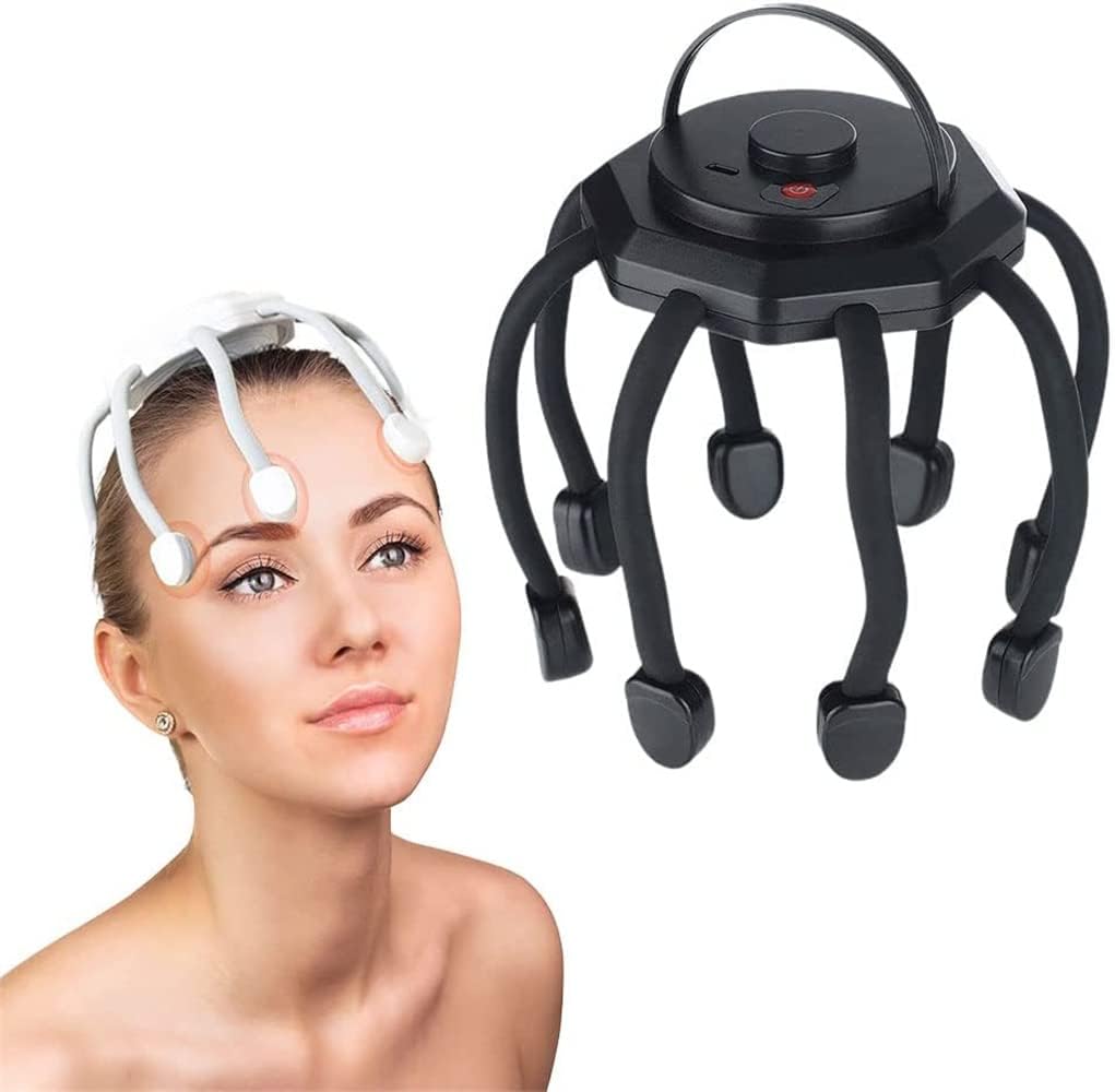 Electric Head Massager Scalp Head Relax Massage Tools Release Head anti stress Claw Massager ...