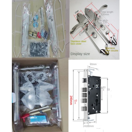 Door locks heavy duty Door lock main door Door lock inside and outside ...