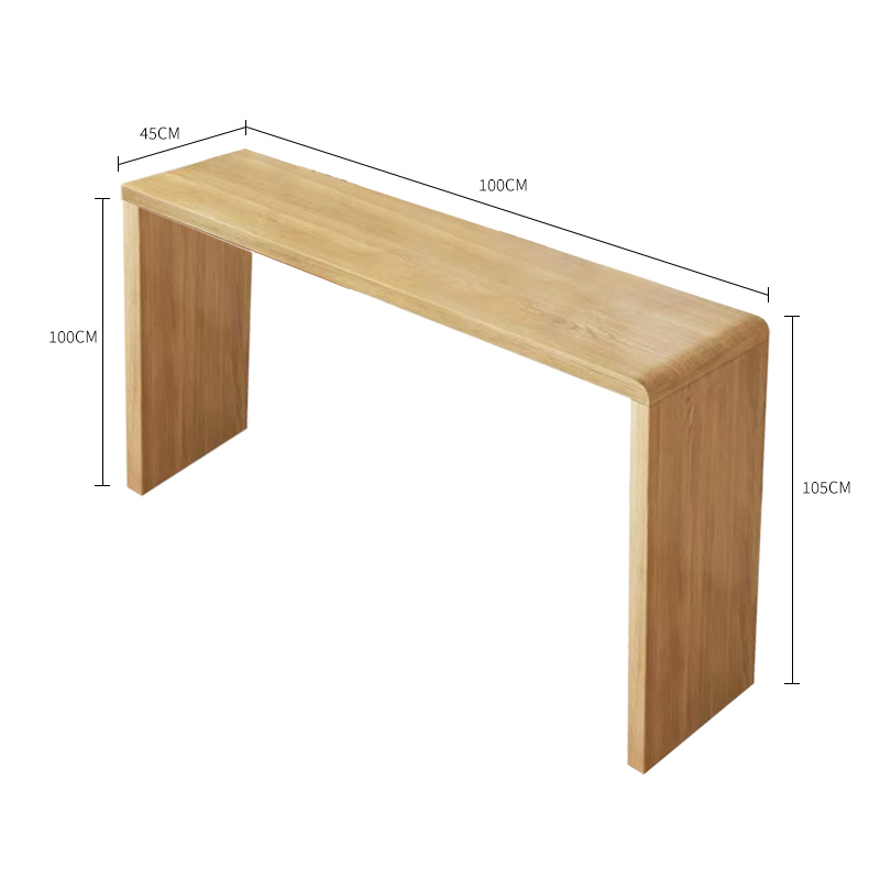 Personality solid wood wall column bar table living room partition ...