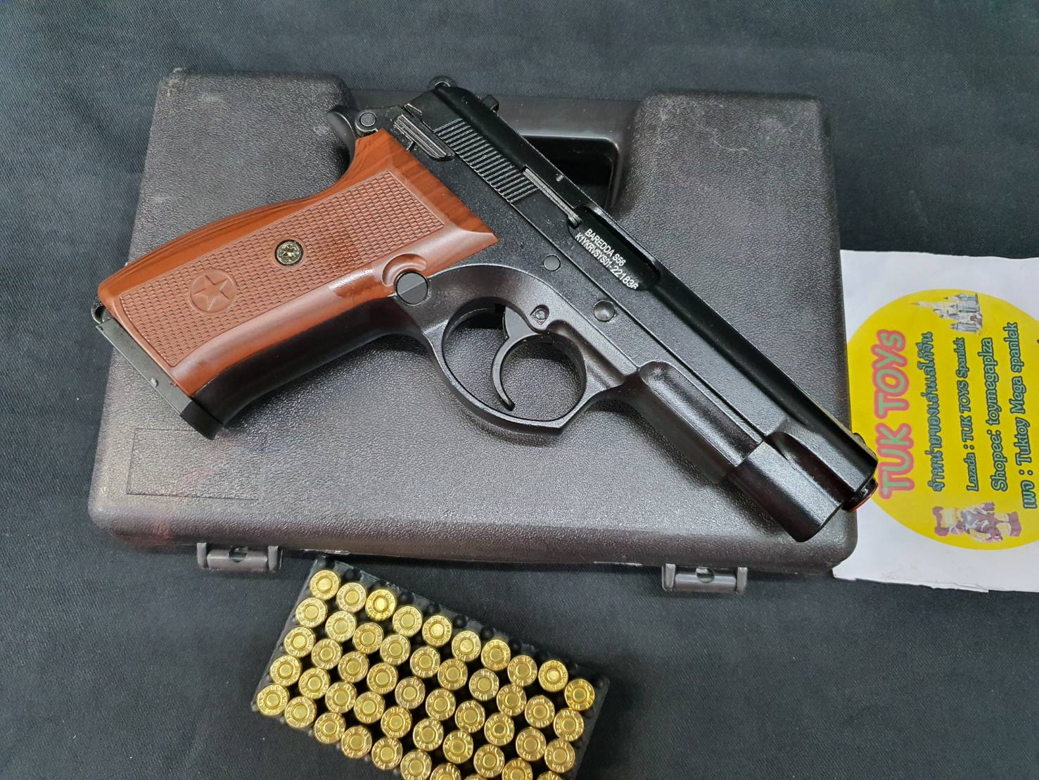 แบงค์กัน BAREDDA S56 (CZ 75) ดำ แถมฟรี ลูก 1 กล่อง ใช้ในการถ่ายทำ ...
