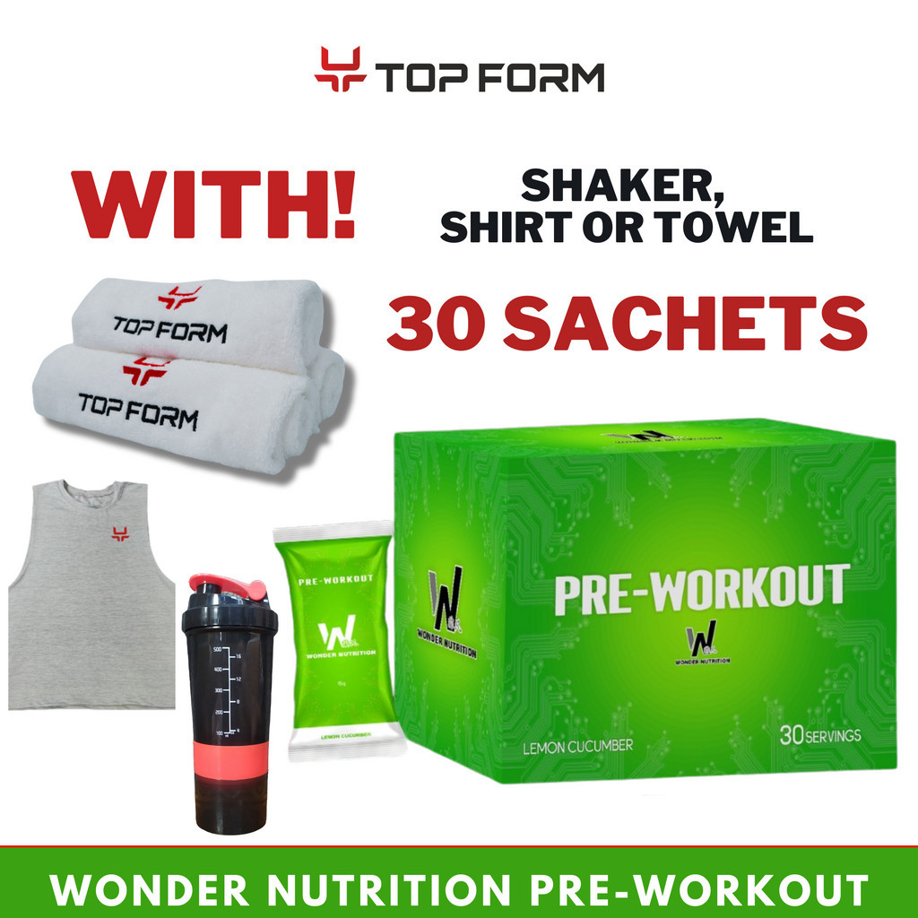 Wonder Nutrition Pre-Workout 30 Sachets | Lazada PH