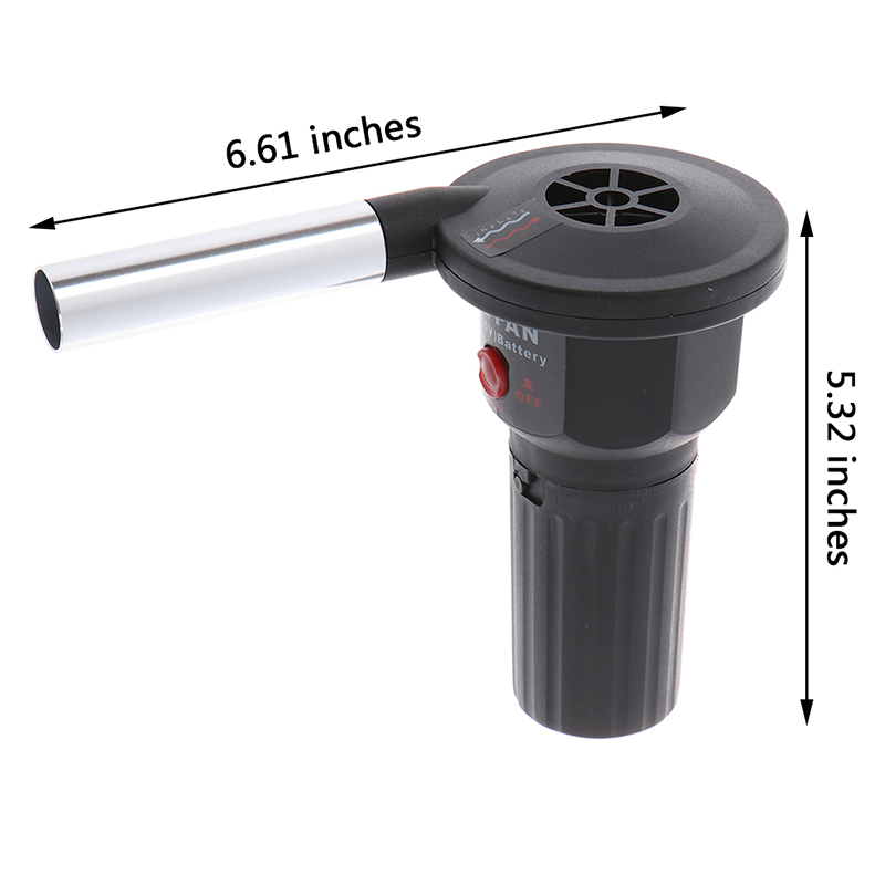 Portable Fire Blower Battery Powered Fan Blower for Outdoor Camping ...