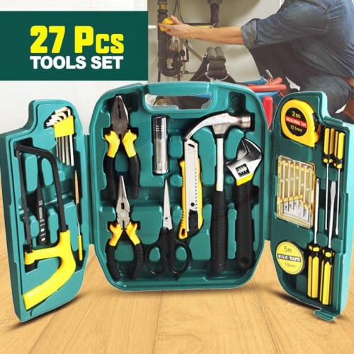 27Pcs / 16Pcs / 9Pcs General Household Repairing Hand Tool Set Kit With ...