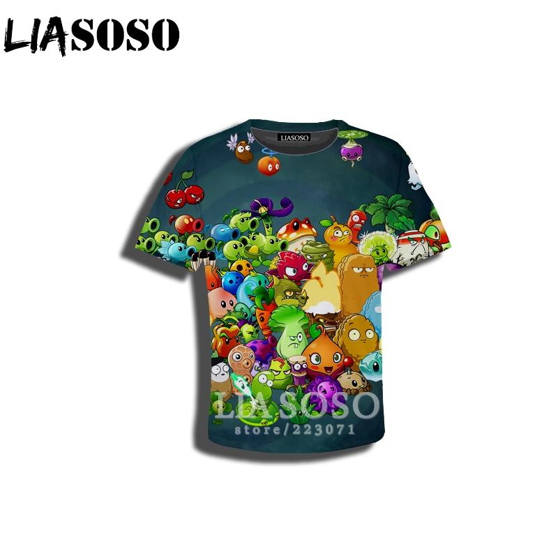 New Children Sweatshirt 3D Print Video Game Plants Vs Zombies T Shirt ...