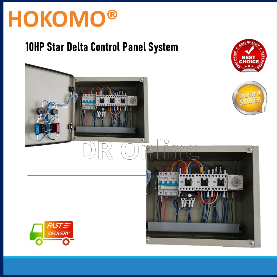 10HP Star Delta Control Panel System Brand Shihlin & LS Brand | Lazada