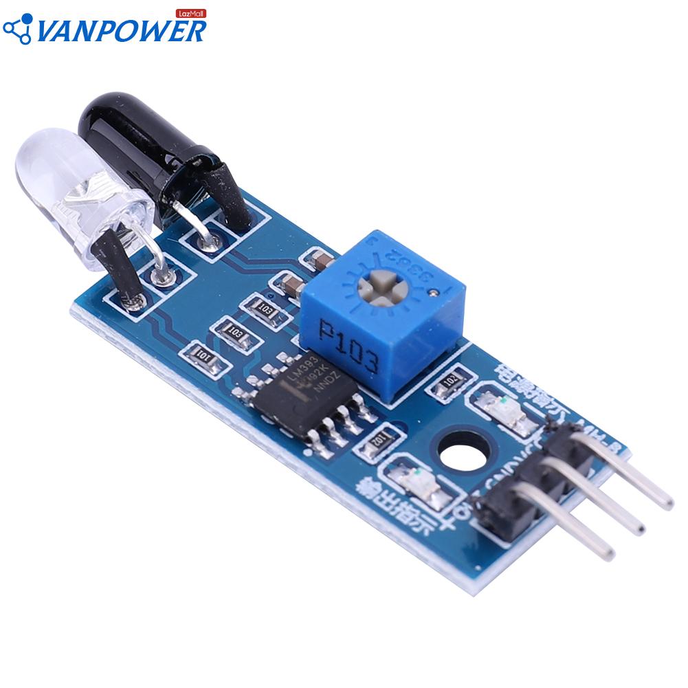IR Infrared Tube Module 3 Pin Obstacle Avoidance Sensor Module ...