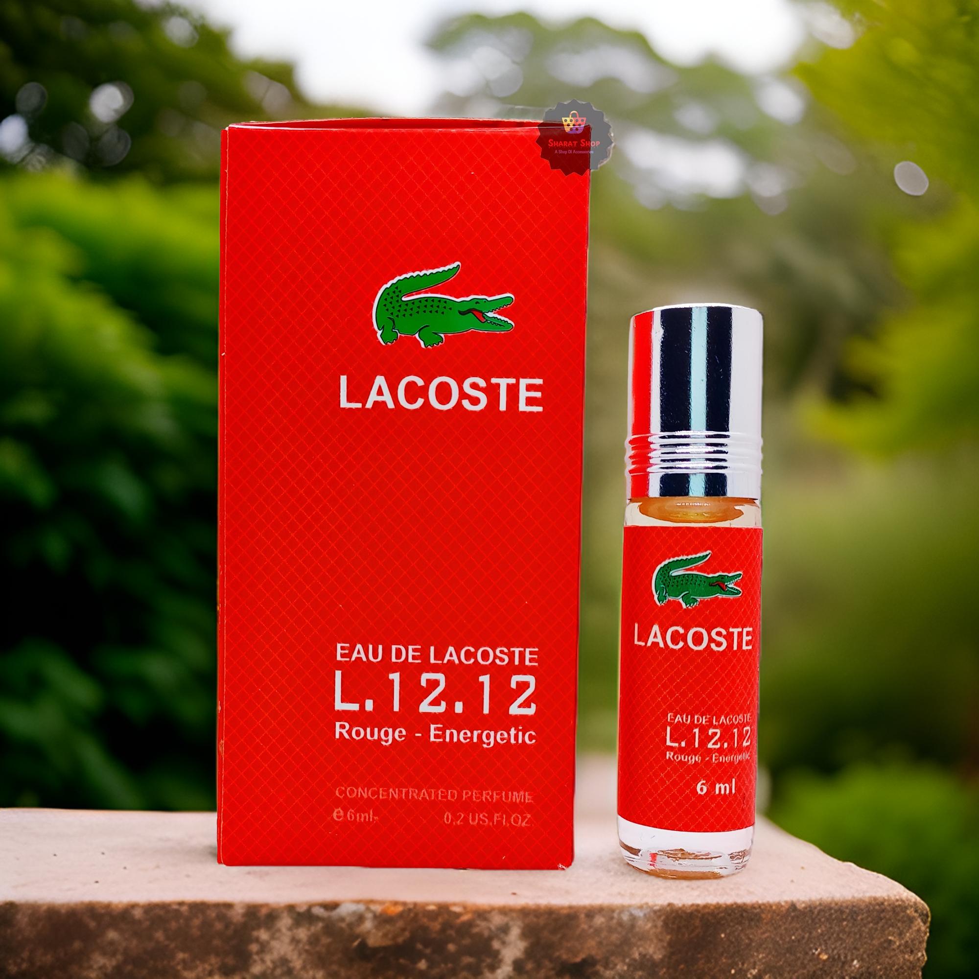 Lacoste L.12.12 Rouge Energetic Concentrated Perfume Oil Limited ...
