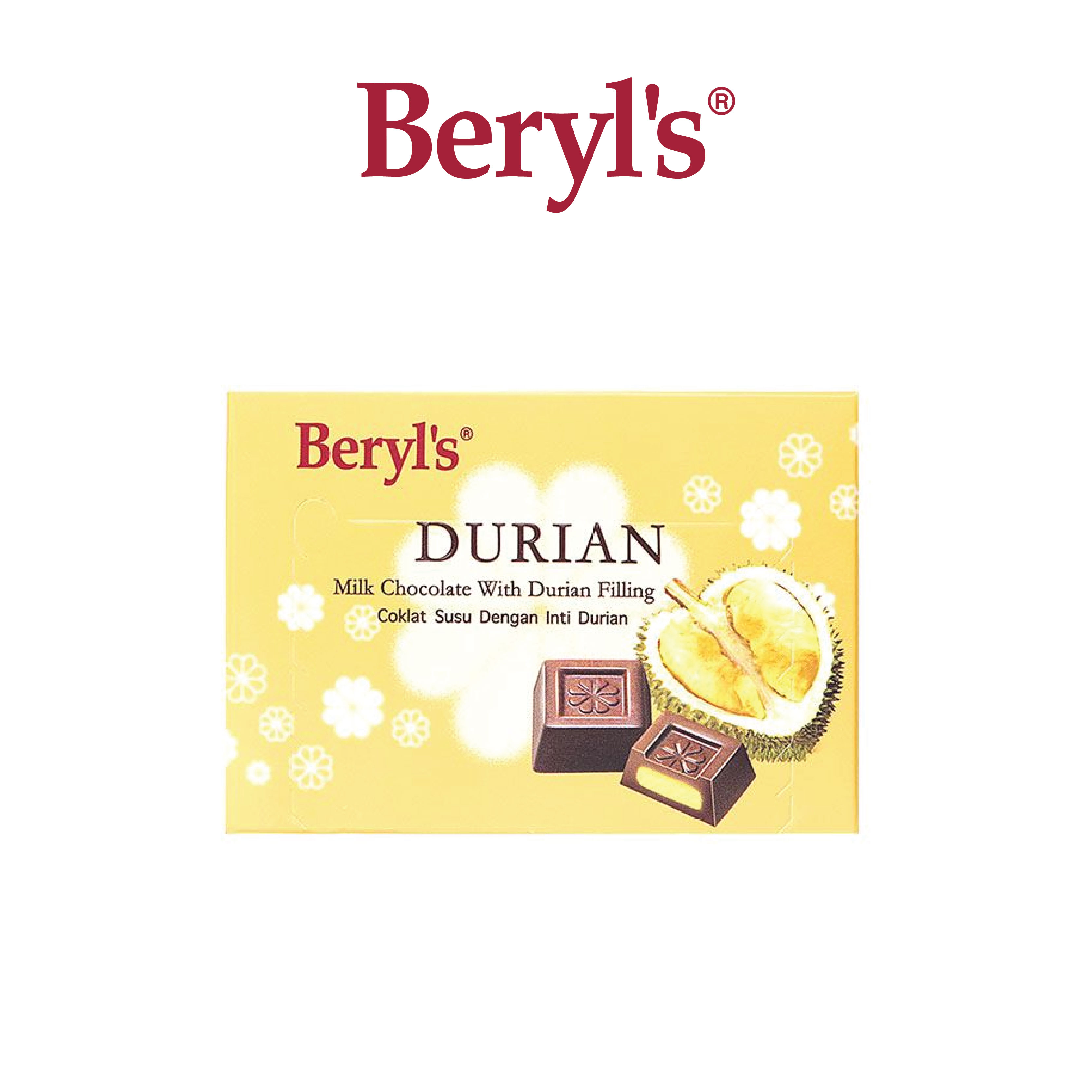 Beryl's Snow Flower Durian With Milk Chocolate 60g | Lazada