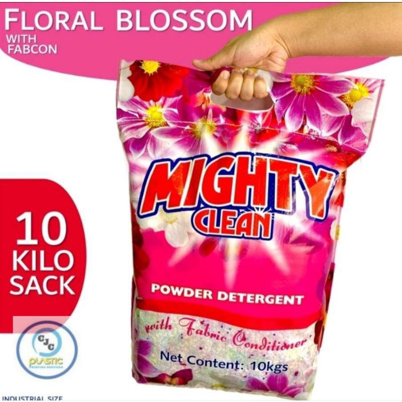 QQQ 10kg Mighty Clean Powder Detergent with fabric conditioner | Lazada PH