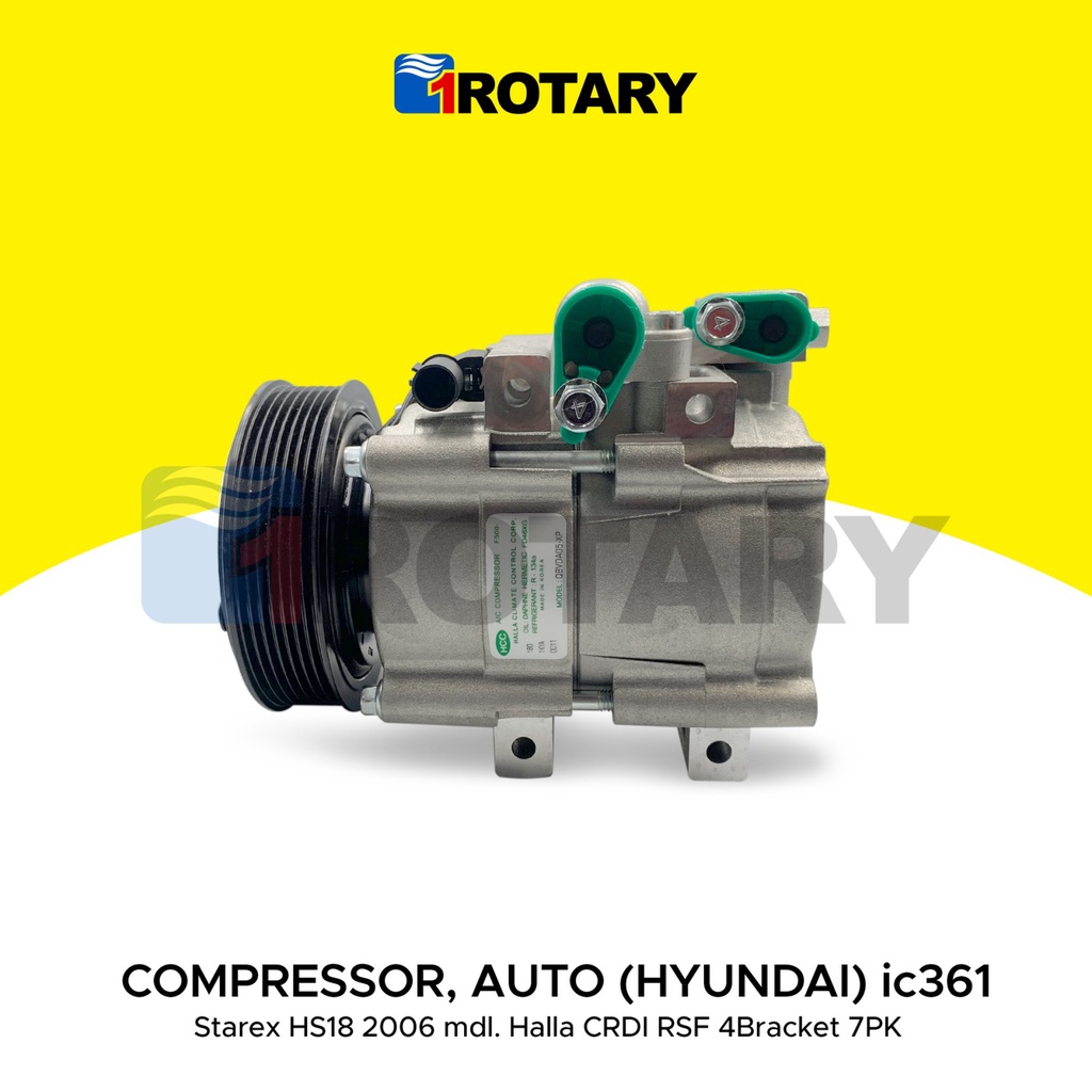 1Rotary Auto Compressor (Hyundai) Starex HS18 2006 Mdl Halla CRDi RSF ...