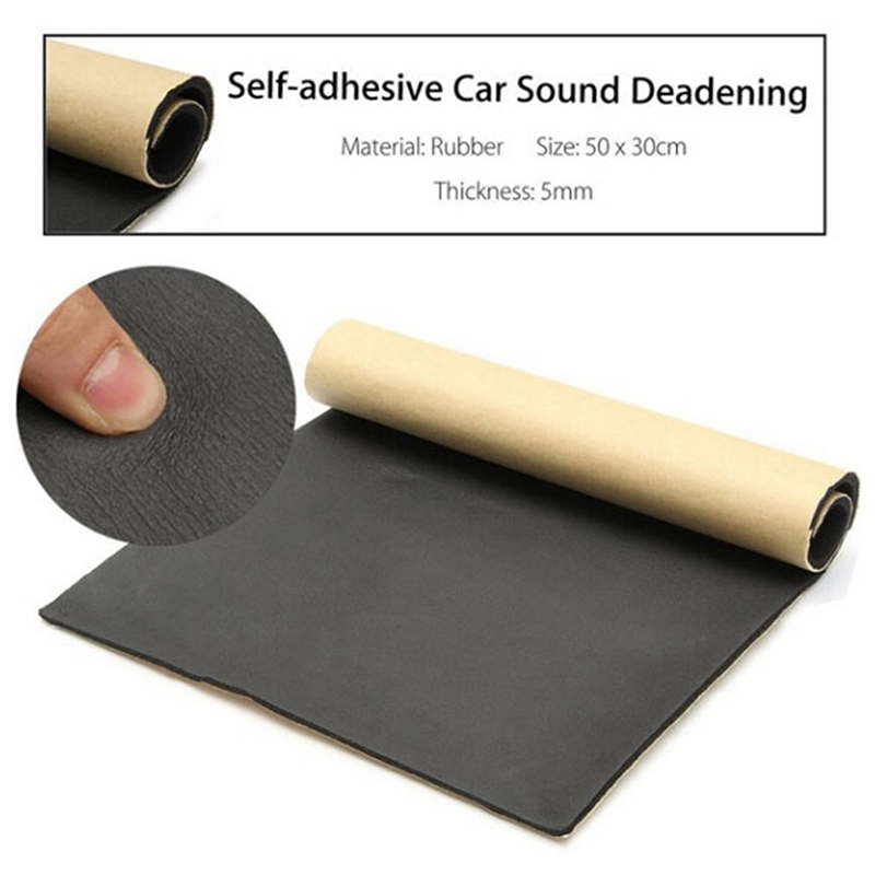 1Pc 30*50cm Auto Adhesive Cotton Insulation Foam Car Sound Proofing ...