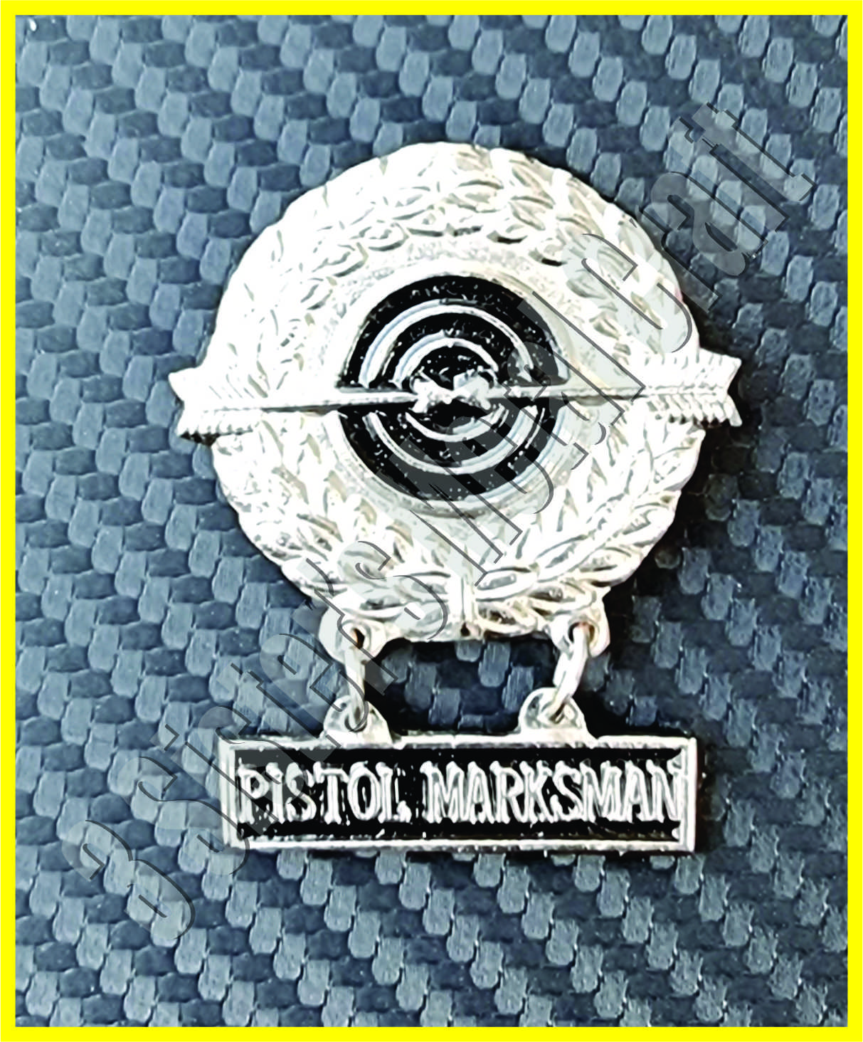 Pistol Marksman Badge - PNP , Silver Plated with Box | Lazada PH
