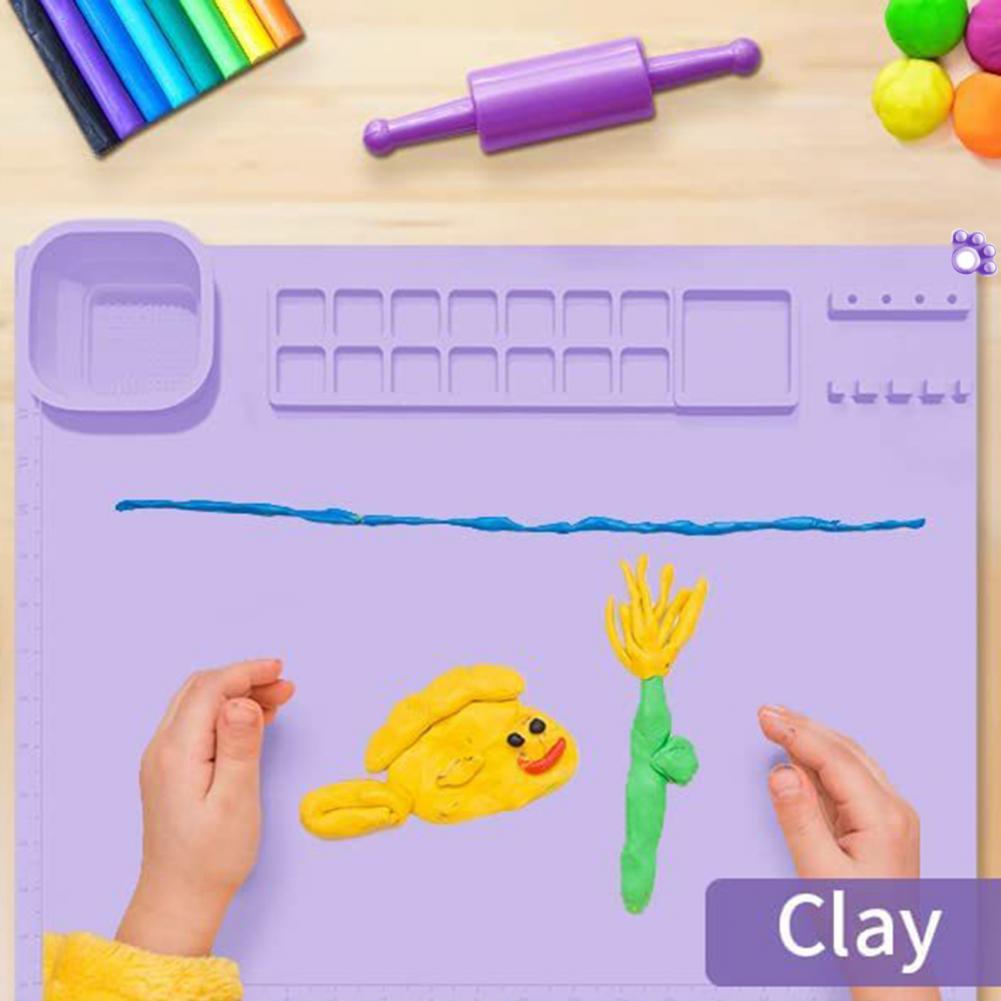 【The Quiet Page】Painting Mat Non-Stick Silicone Art Mat With Washing ...