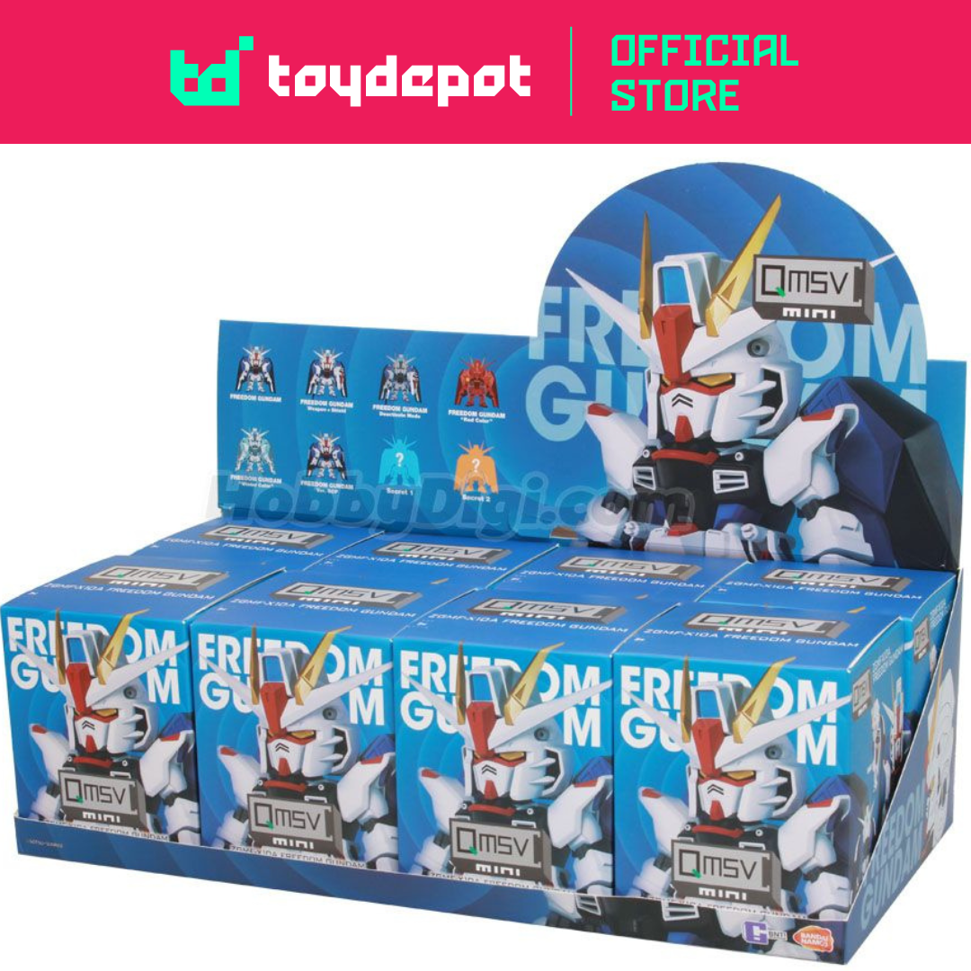 Bandai QMSV Mini - ZGMF-X10A Freedom Gundam Series Blind Box 万代自由高达盲盒 ...
