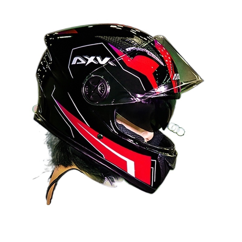 ICC Stickers Helmet Full Face Dual Visor road racing helmet Motorcycle ...