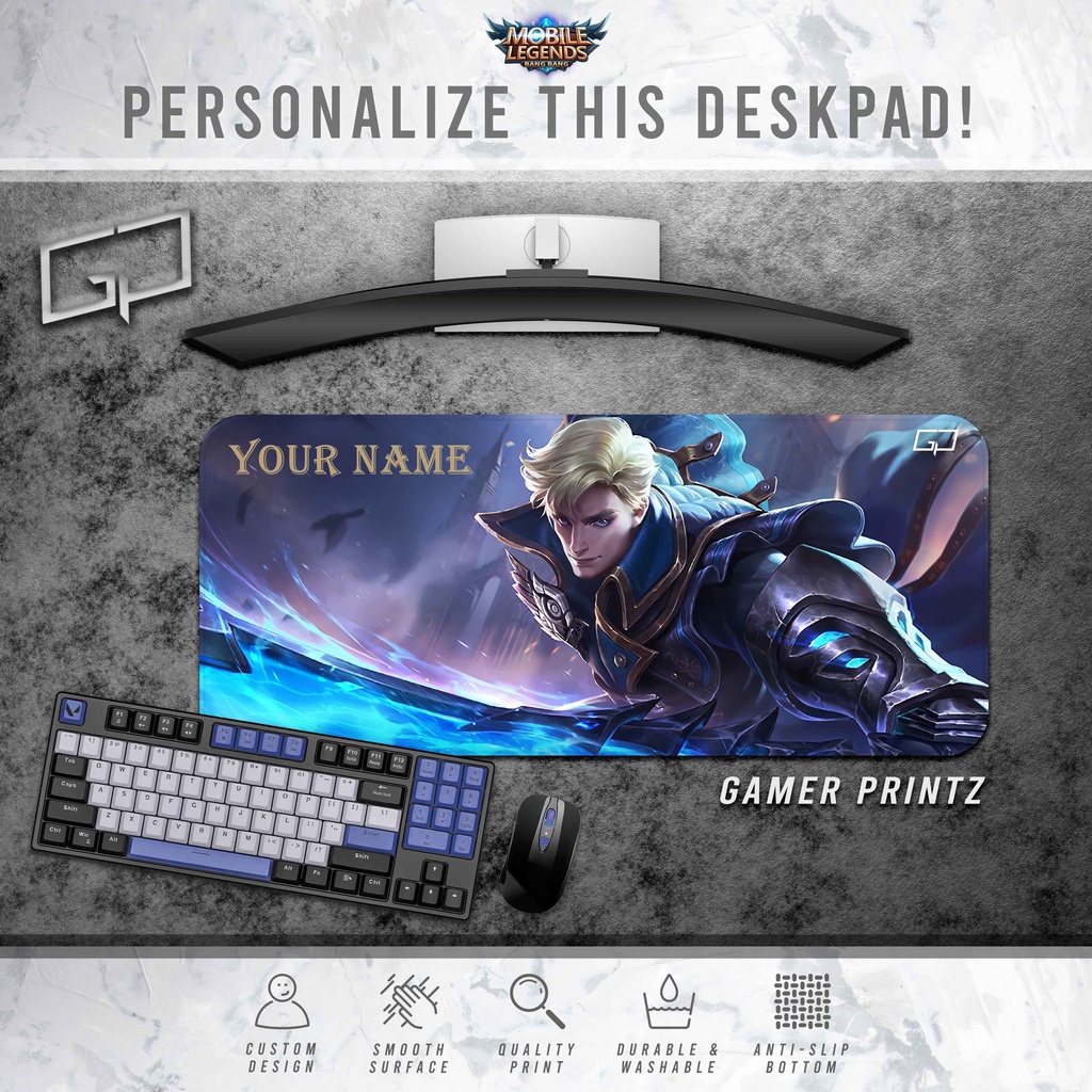 Personalized Mobile Legend ALUCARD Gaming Desk Pad/ Mouse Pad by Gamer ...
