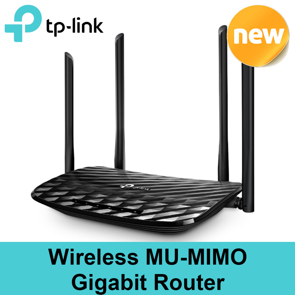TPLINK Archer C6 Wireless MU-MIMO Gigabit Router Wi-Fi Internet Network ...