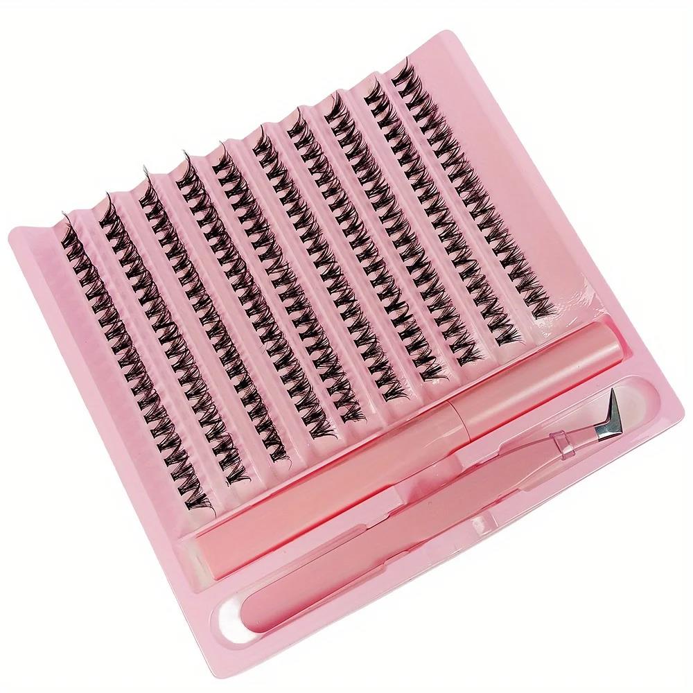 Jiheti High Quality DIY Lash Extension Kit 200pcs Lash Clusters With ...