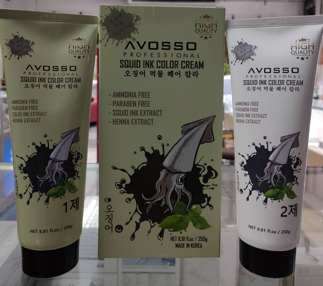 [EASY] Avosso Professional Squid Ink Color Cream 250g + 250g | Lazada