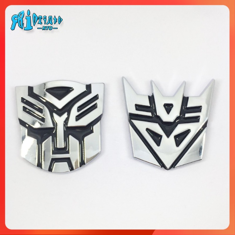RTO 1 x Metal Autobot Transformer Deception Car Emblem Sticker | Lazada