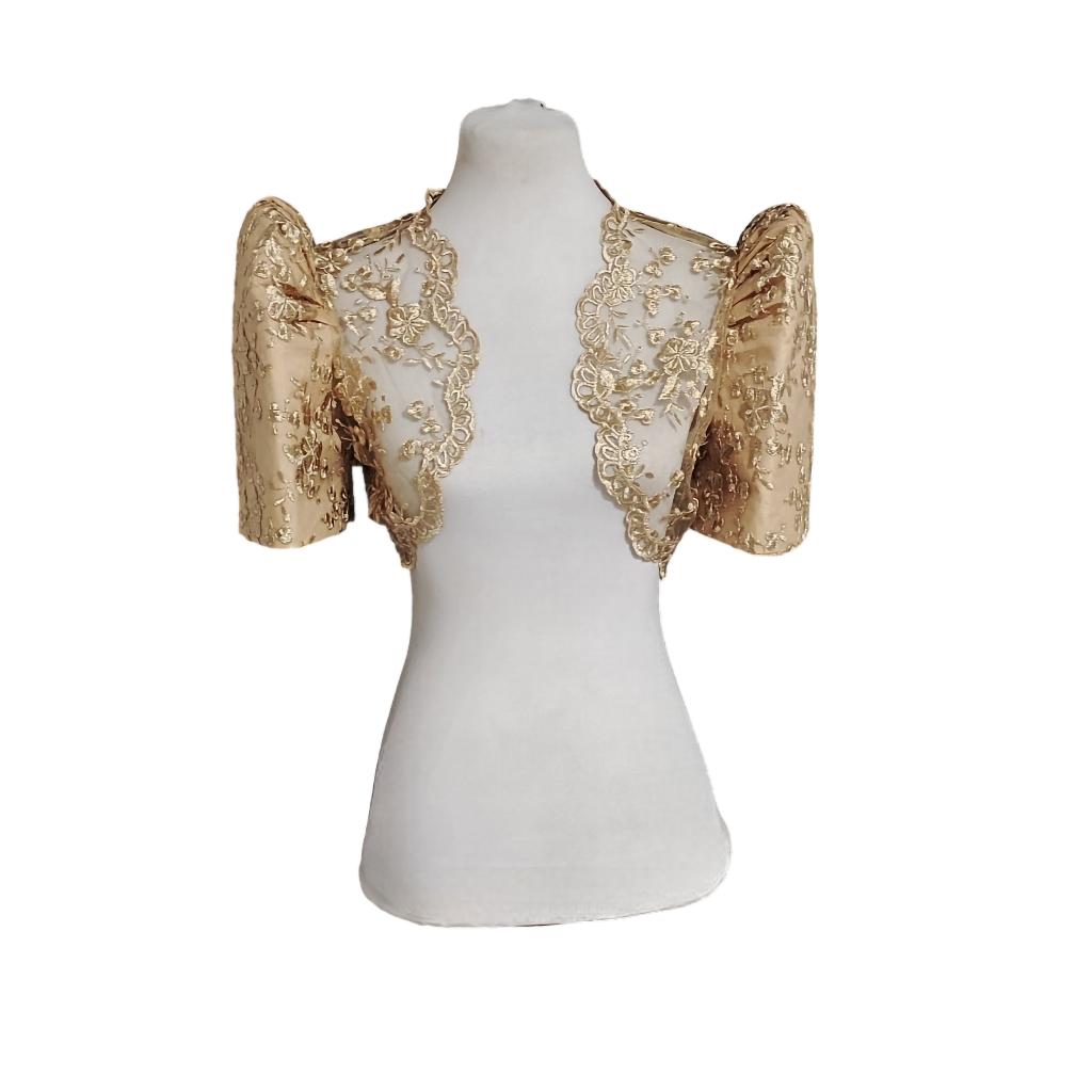 Modern Filipiniana Bolero Crop Top Whole set with Long skirt and Inner ...