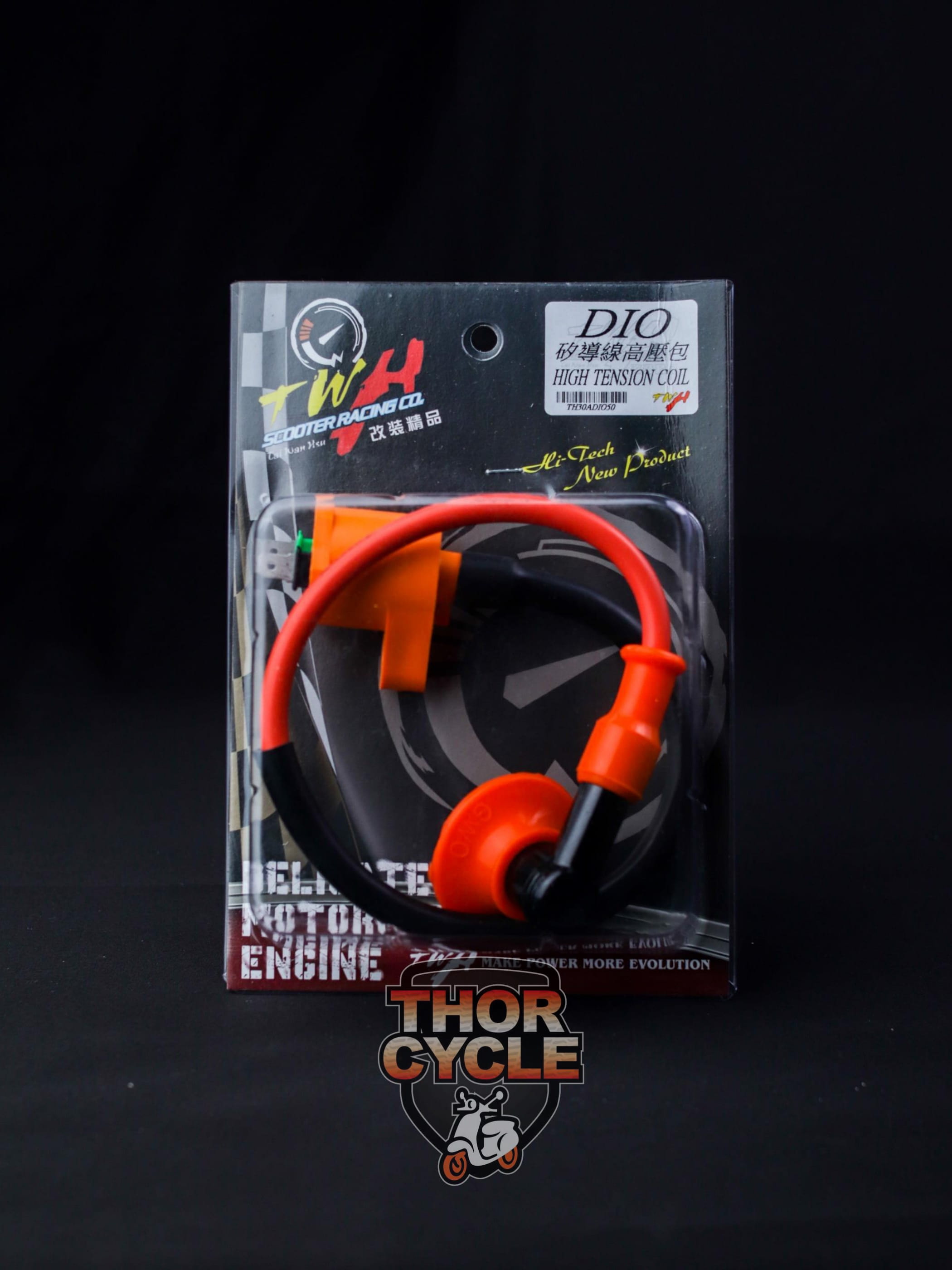 TWH High Tension Silicone Wire Set / Ignition Coil Dio / Gy6 / Etc ...