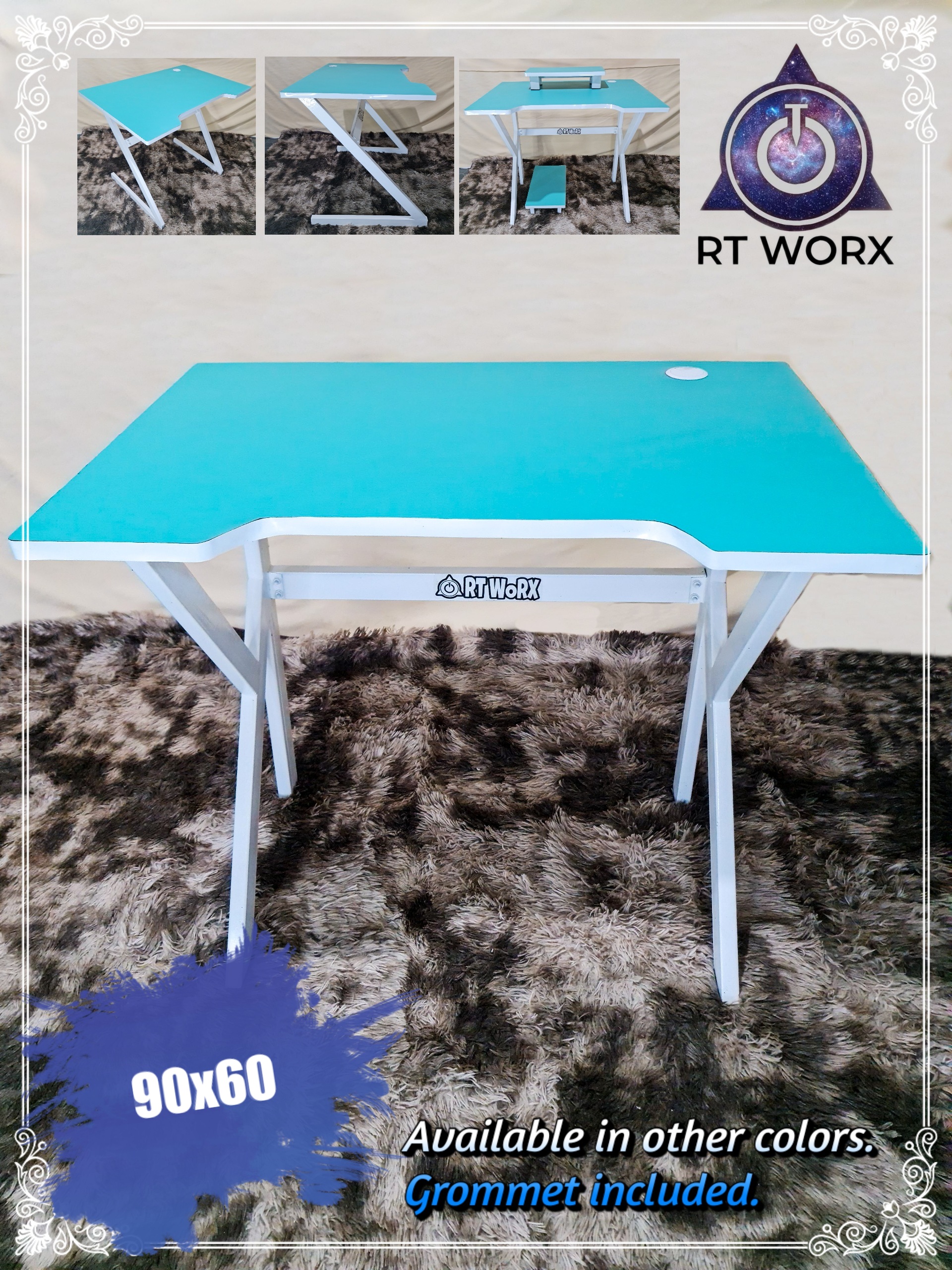 Gaming Table with RGB Lights (K-style) | Lazada PH